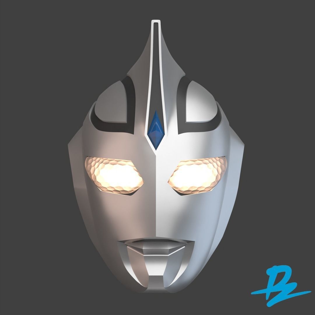 Mask Ultraman Agul 3D model 3D printable | CGTrader