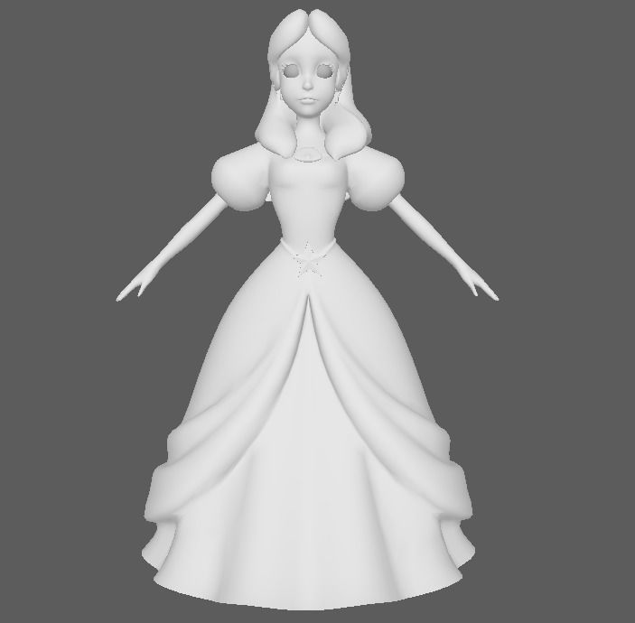 3D model Princess cartoon Girl VR / AR / low-poly | CGTrader