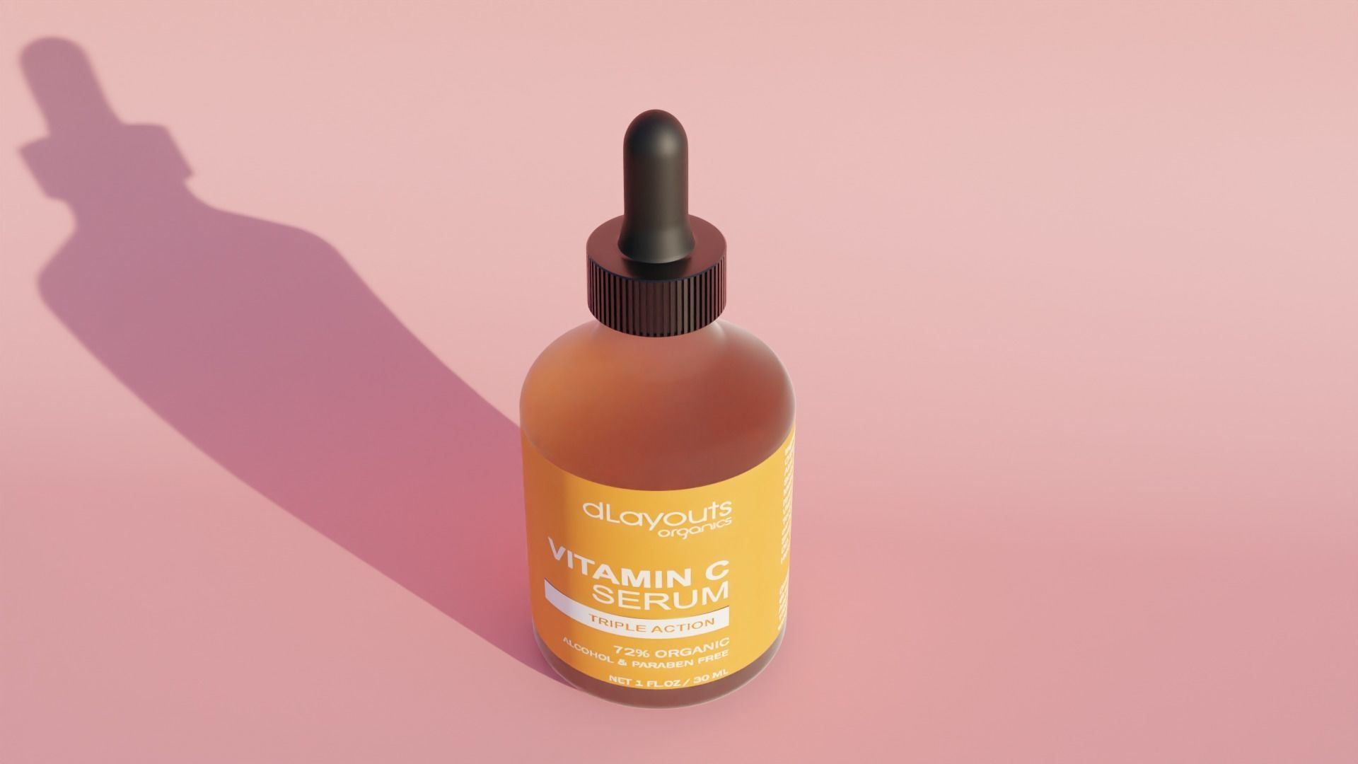 Serum bottle Cosmatics free 3D model | CGTrader