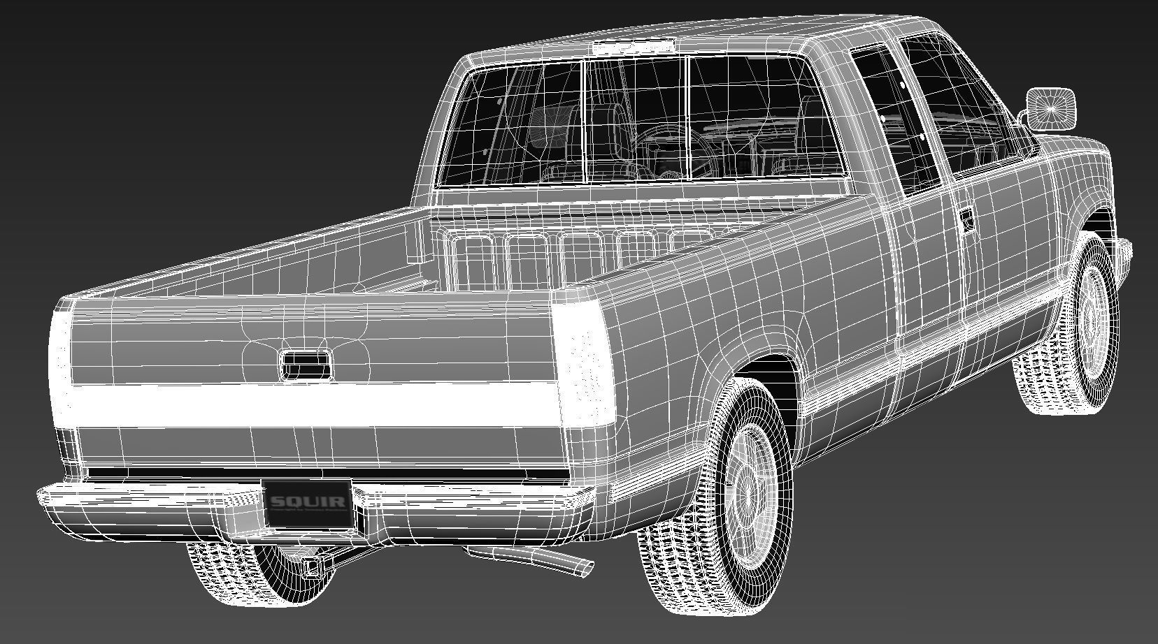 Chevrolet Silverado Extended Cab 1988-1999 3D model | CGTrader