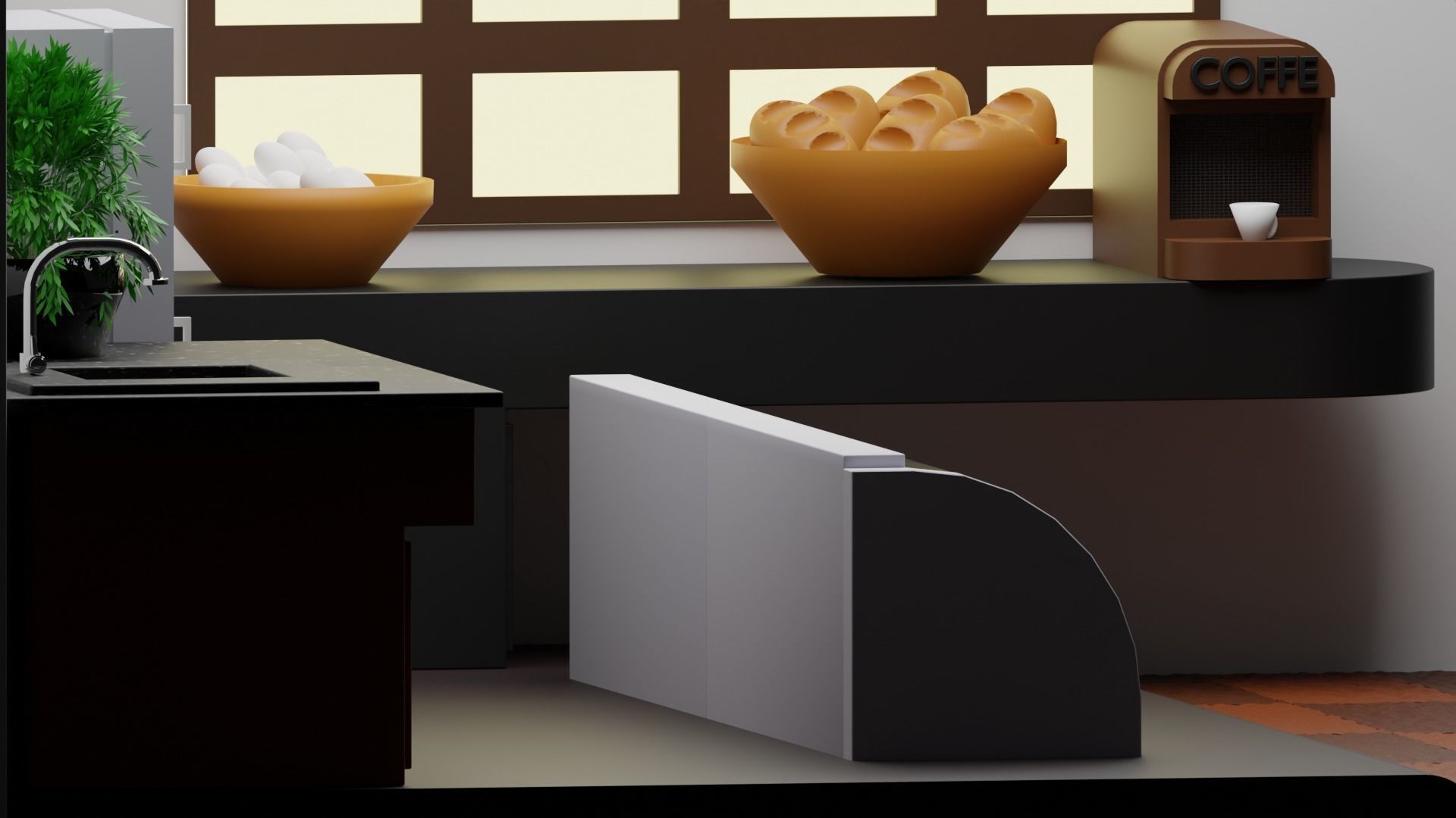 3D model cake shop room VR / AR / low-poly | CGTrader