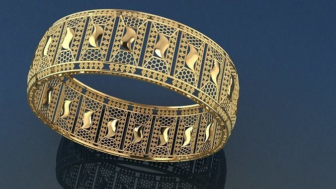 3D PRINTABLE bangles 3D model 3D printable | CGTrader