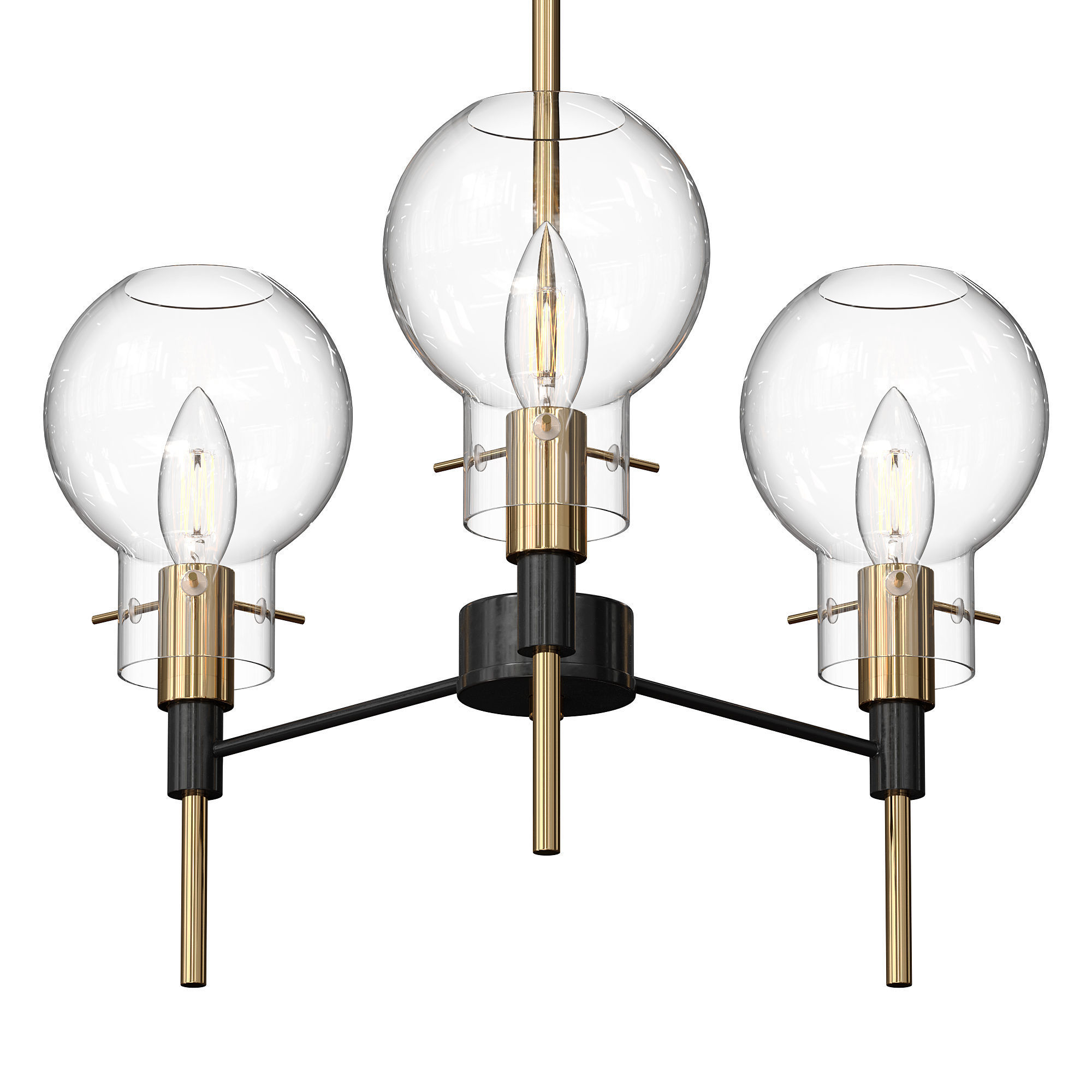 Satilla 3 Chandelier 3D model | CGTrader