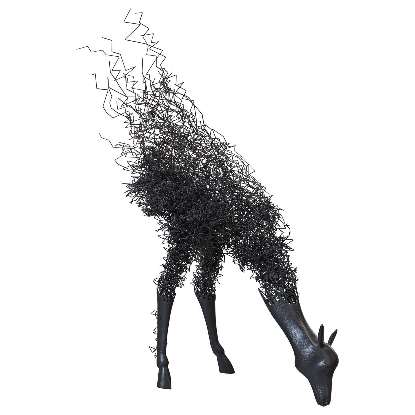 Modern sculpture Tomohiro Inaba 2 3D model | CGTrader