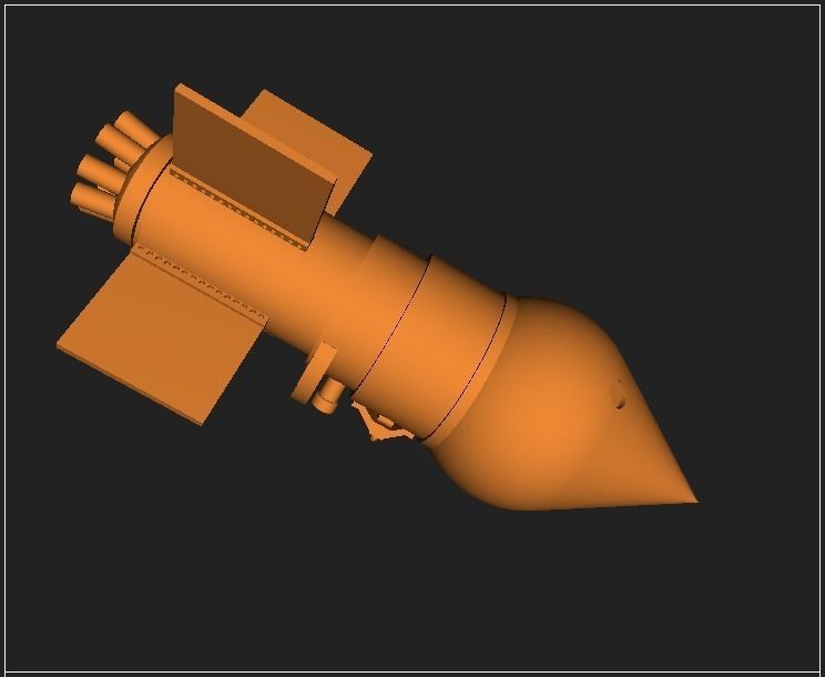 German bouncing bomb Kurt ver 02 3D model | CGTrader