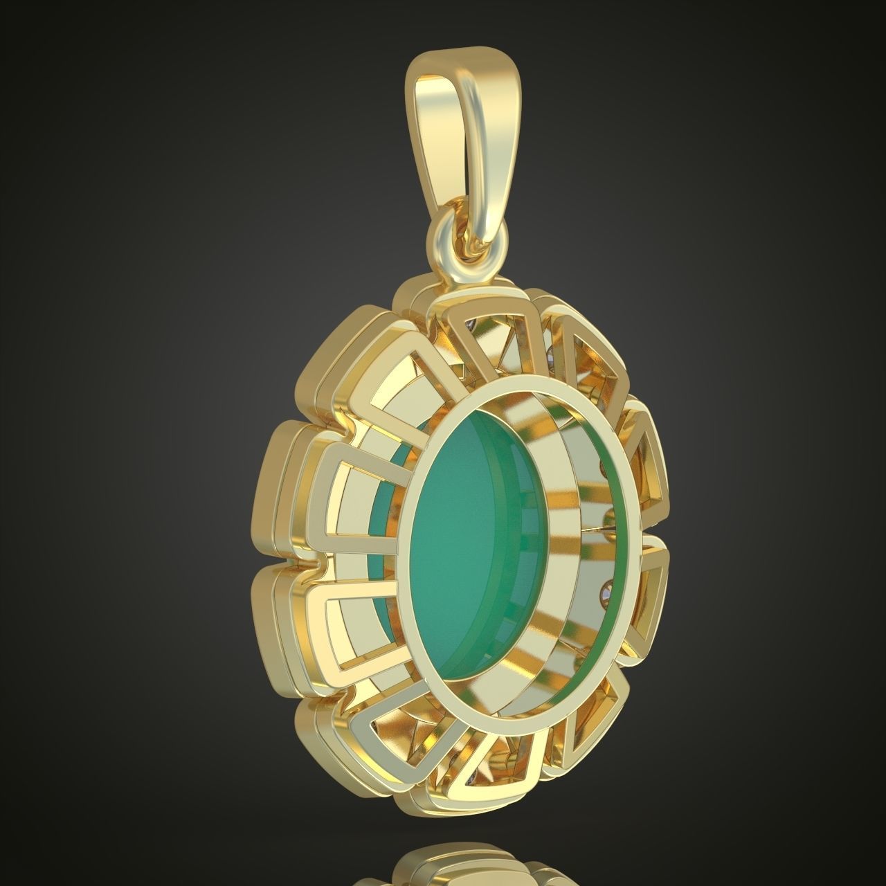 Pendant model 3D 0224 printable model 3D model 3D printable | CGTrader