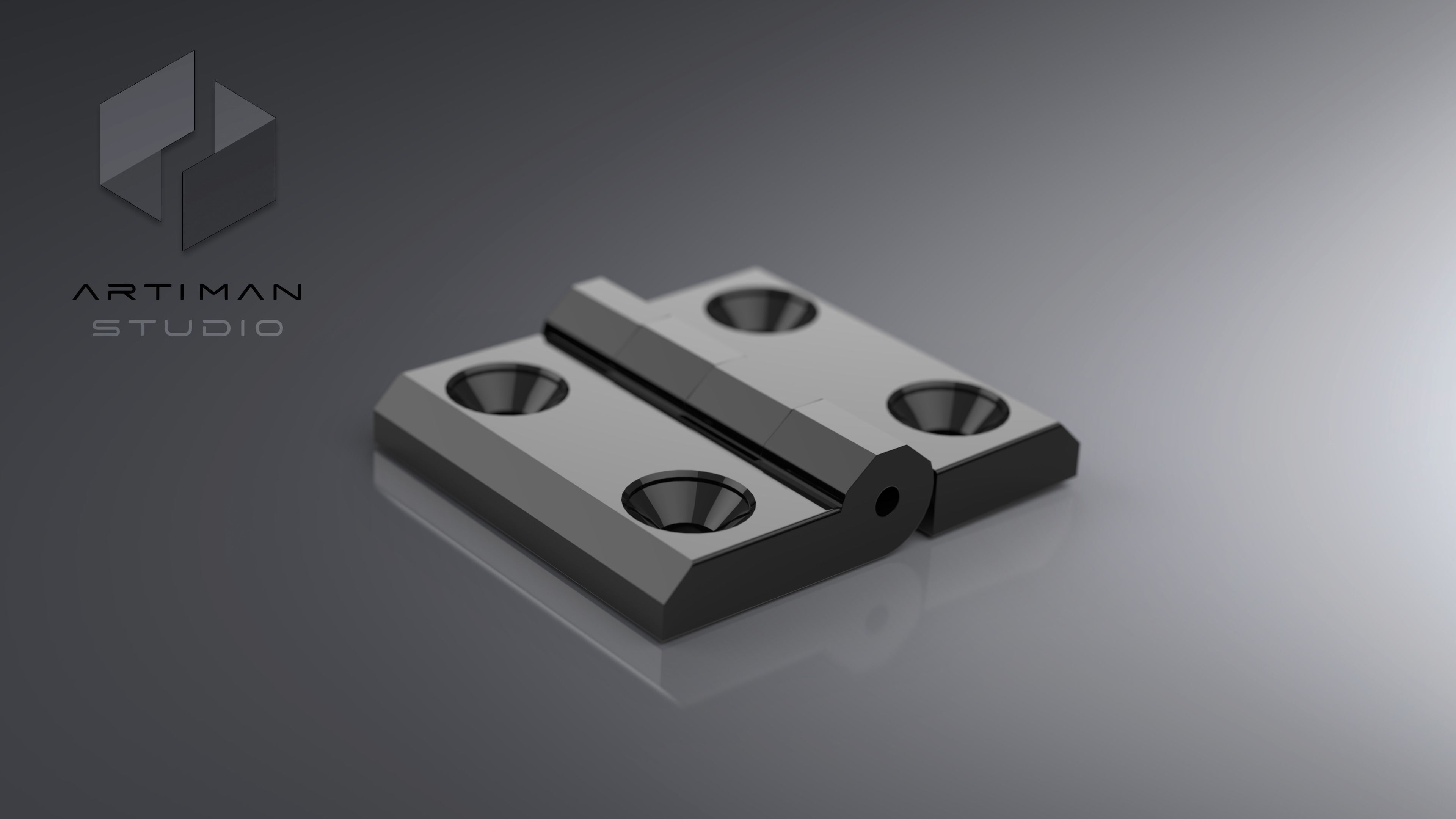 Hinge 3D model 3D printable | CGTrader