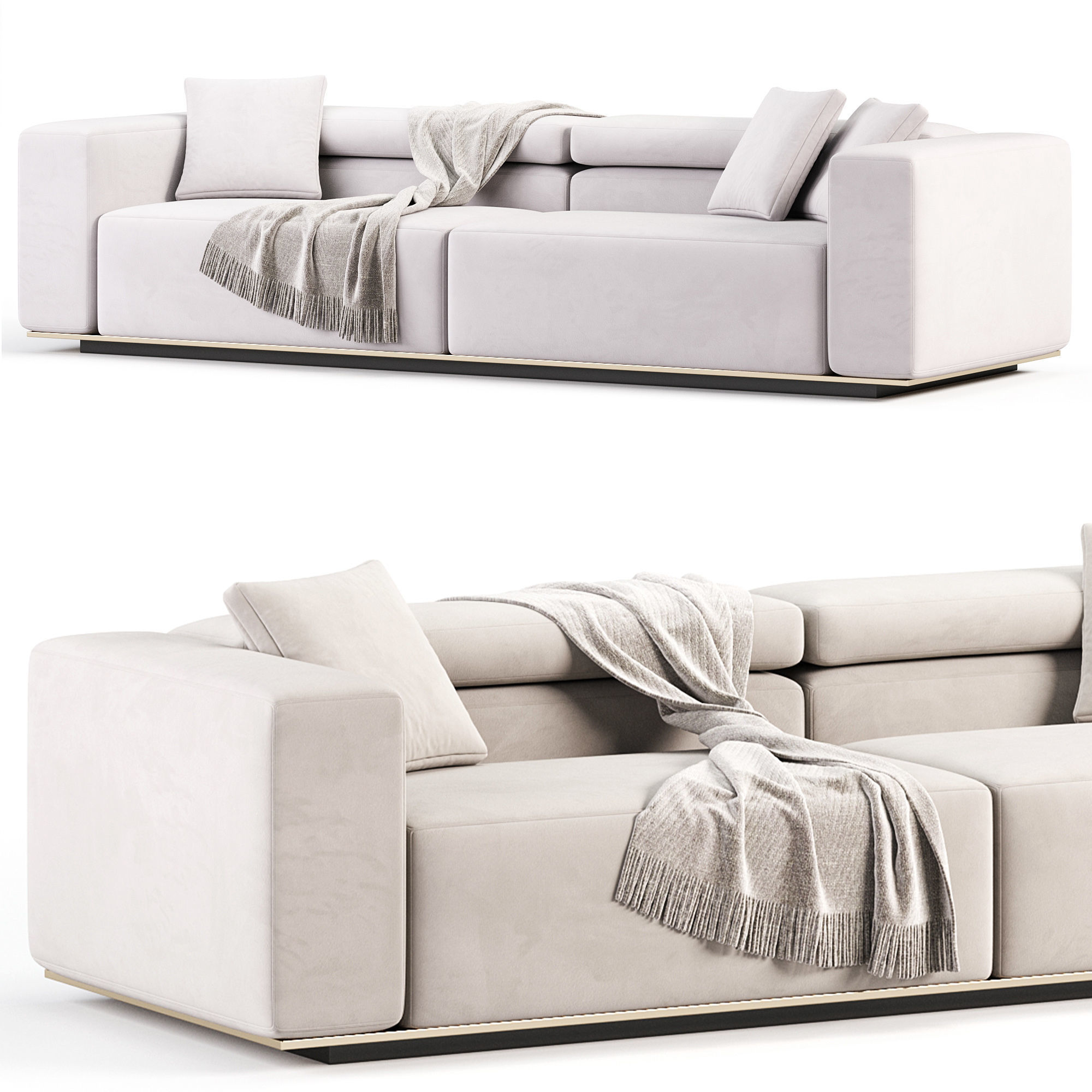 ORLANDO SOFA MODULAR ELEMENTS 3D model | CGTrader