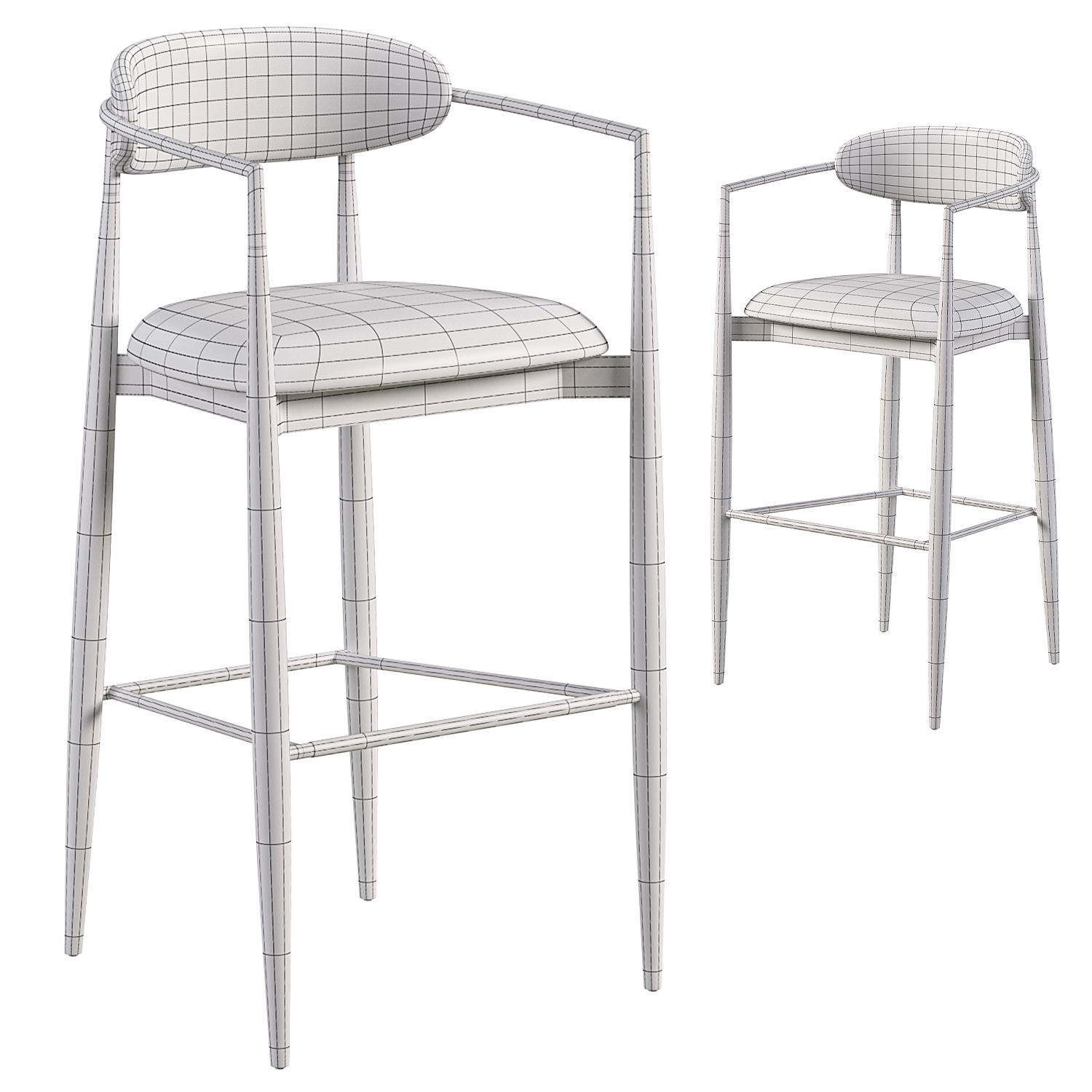 Jagger Barstool 3D model | CGTrader