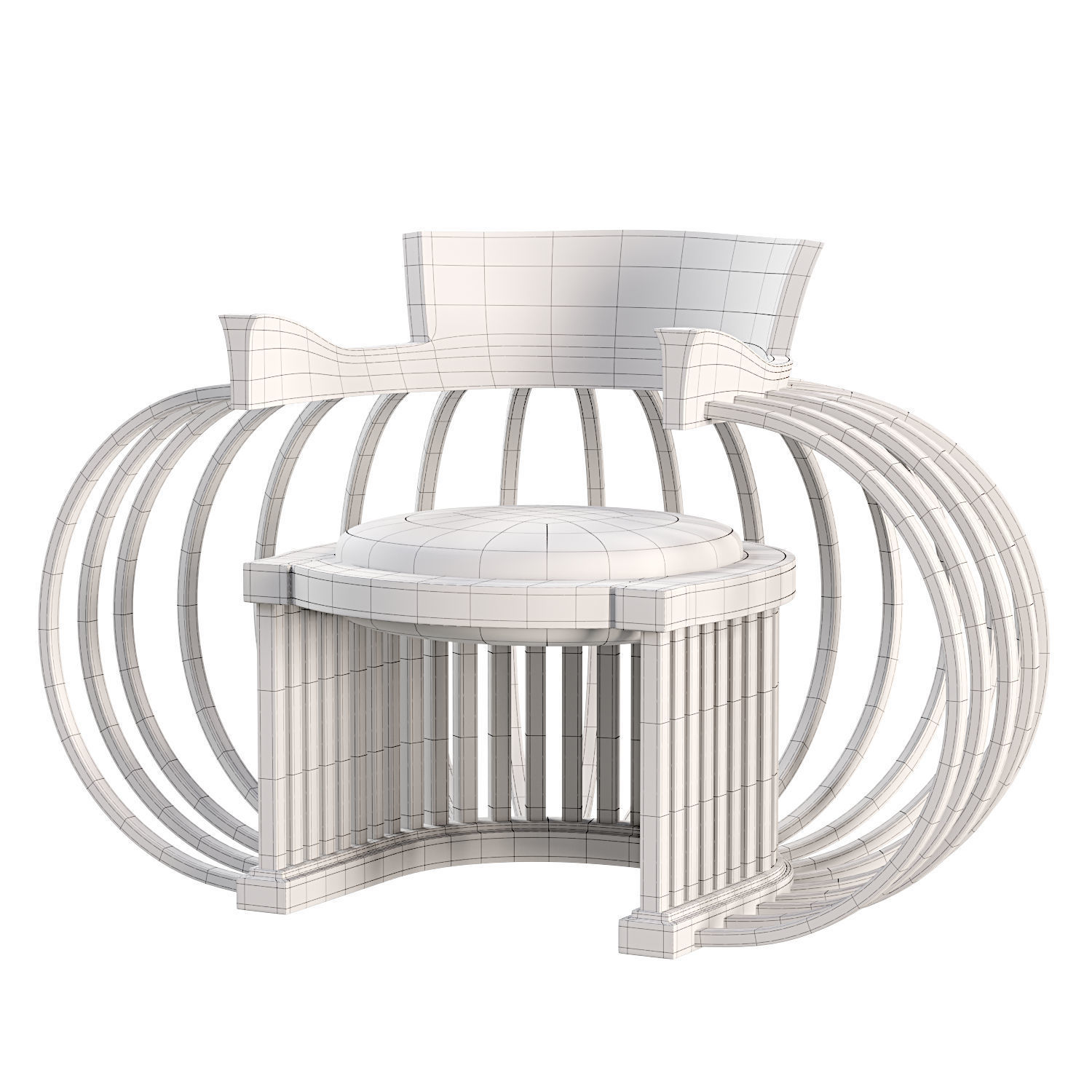Torus Chair 3D model | CGTrader