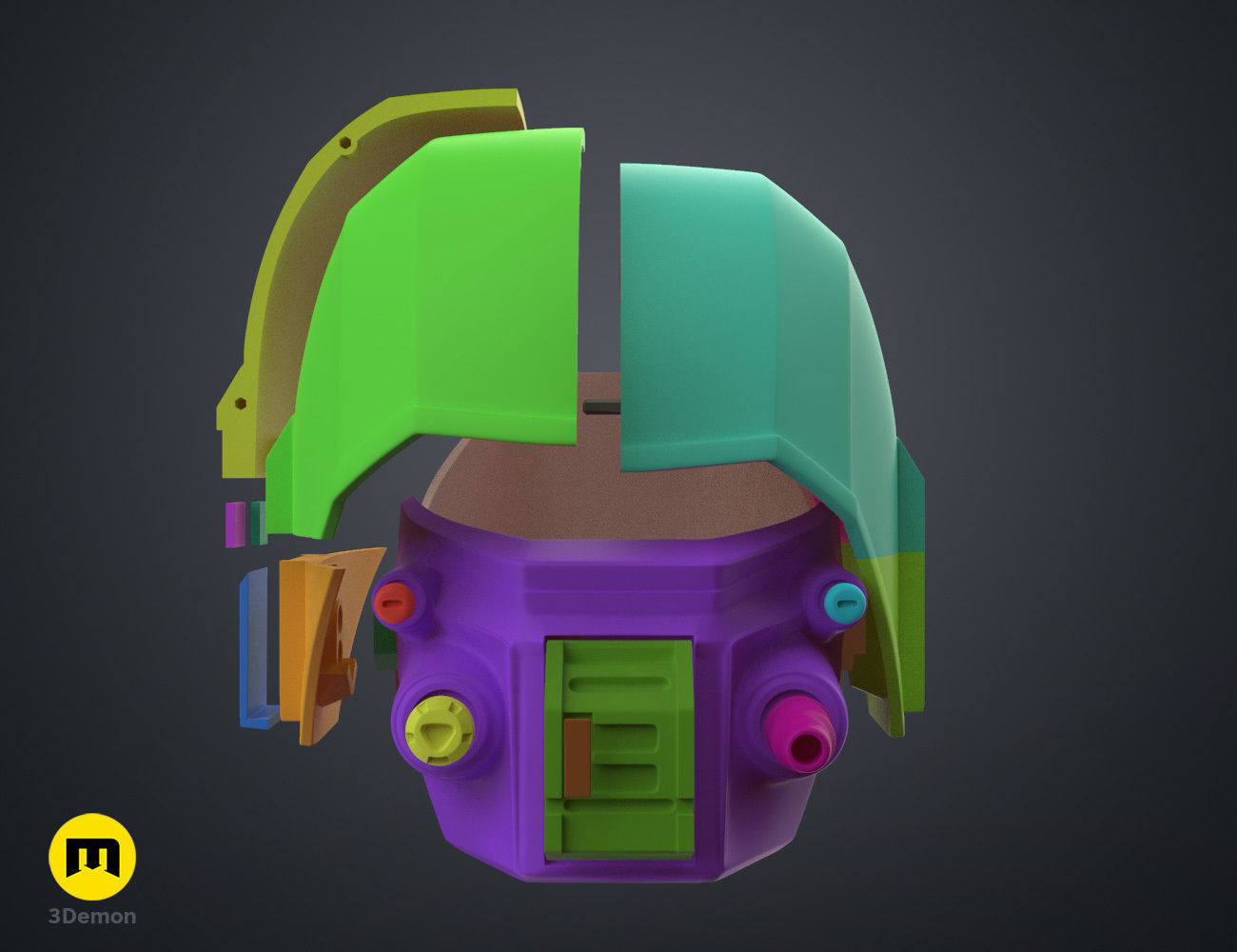 HK-87 Droid Helmet - Star Wars 3D model 3D printable | CGTrader