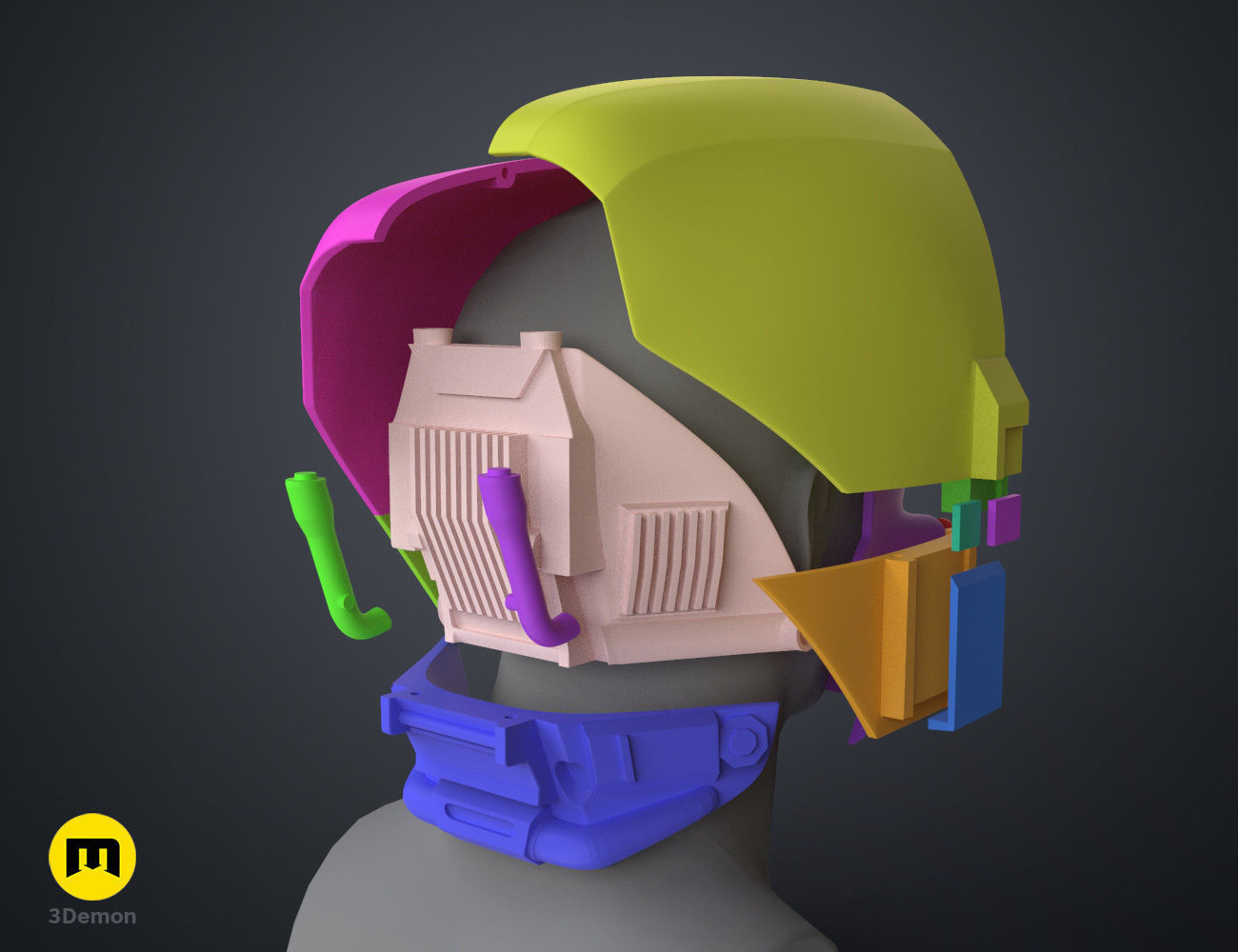 HK-87 Droid Helmet - Star Wars 3D model 3D printable | CGTrader