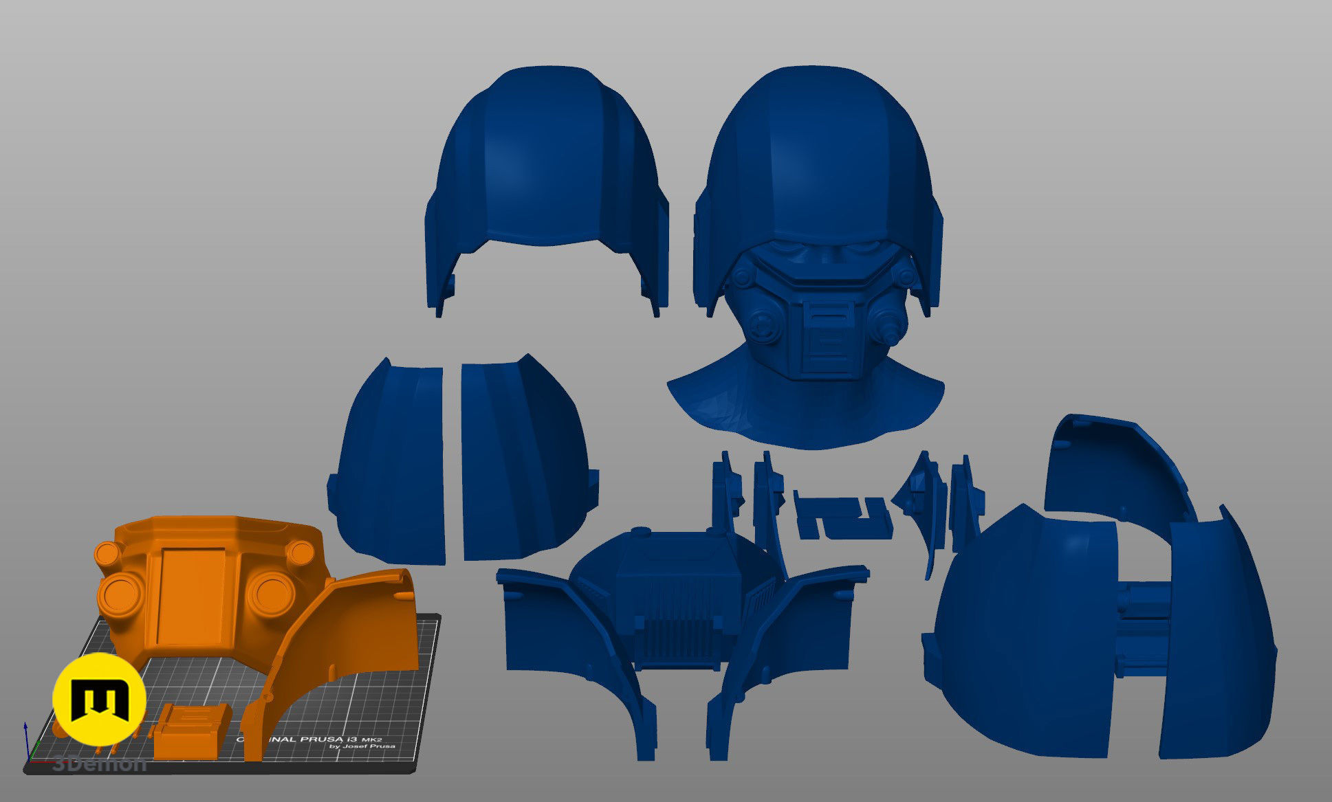 HK-87 Droid Helmet - Star Wars 3D model 3D printable | CGTrader