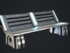 3D model 10 Sci-fi Bench Game Ready VR / AR / low-poly | CGTrader