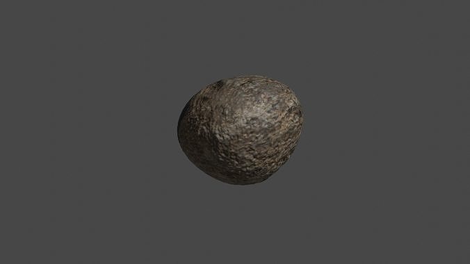 Texture low poly game ready Meteorite VR / AR / low-poly | CGTrader