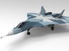 3D model Sukhoi Su-57 Felon with Cockpit VR / AR / low-poly | CGTrader