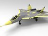 3D model Sukhoi Su-57 Felon with Cockpit VR / AR / low-poly | CGTrader