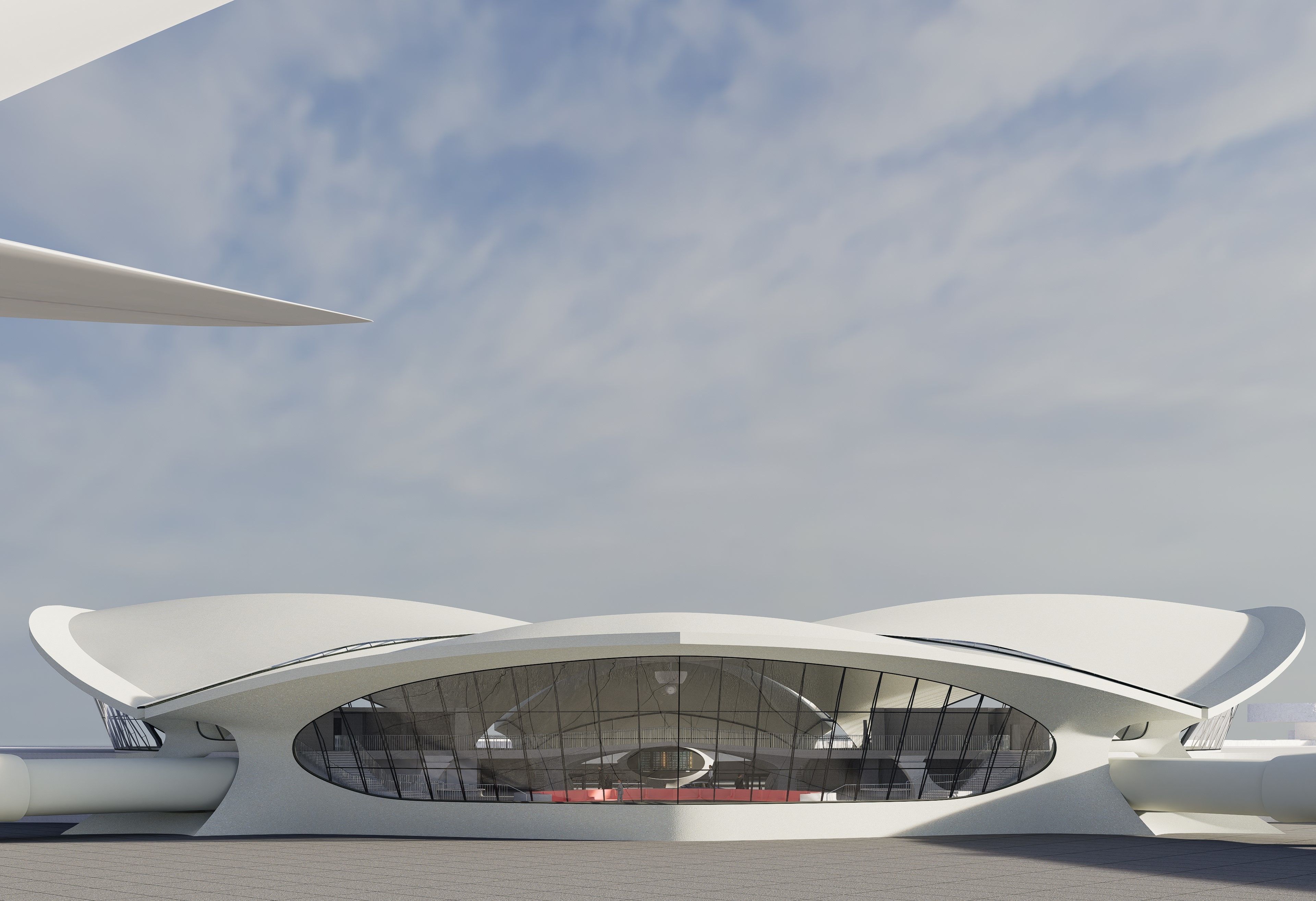 3D TWA Flight Center in 90s 3D model | CGTrader