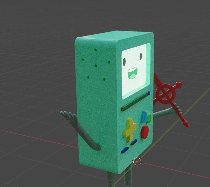BMO- the adventure time free VR / AR / low-poly 3D model | CGTrader