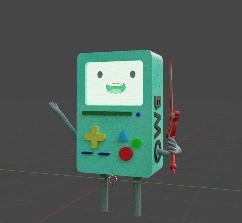 BMO- the adventure time free VR / AR / low-poly 3D model | CGTrader