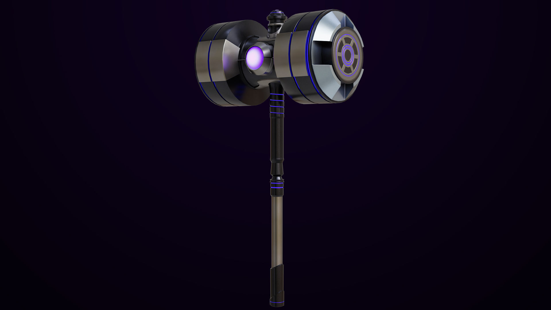 9 Sci-Fi Battle Hammers Collection All PBR Unity UE Textures VR / AR ...