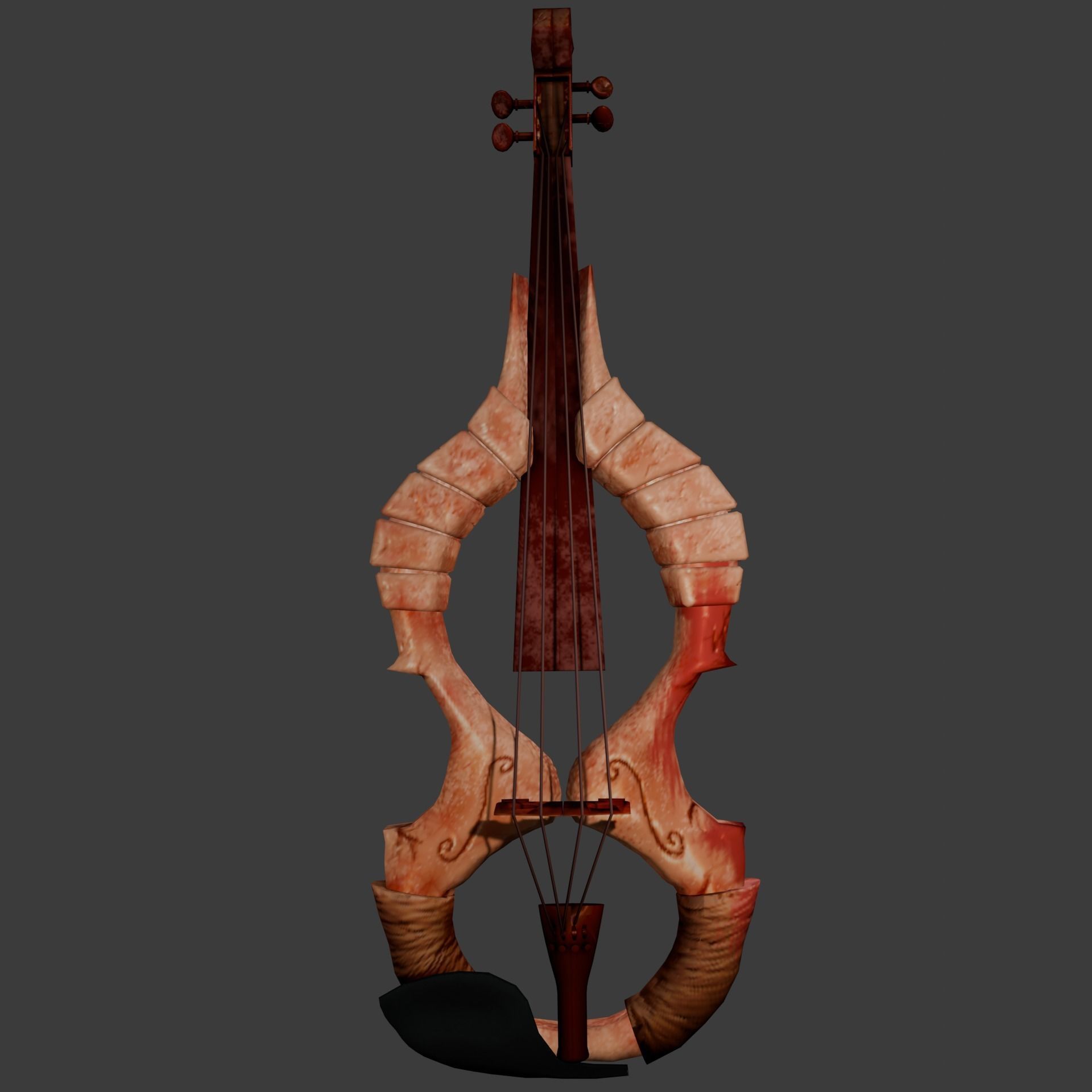 3D Stylized Violin free VR / AR / low-poly 3D model | CGTrader