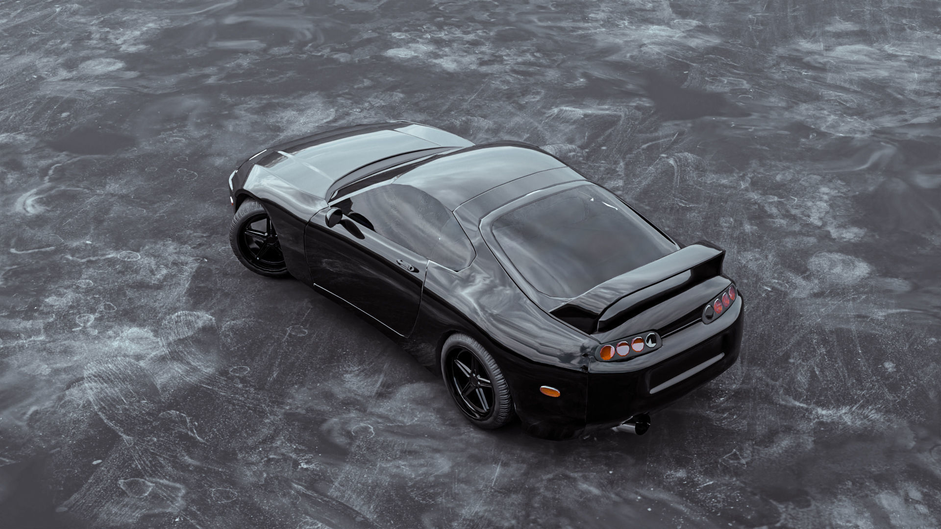 3D model Toyota Supra 1997 VR / AR / low-poly | CGTrader