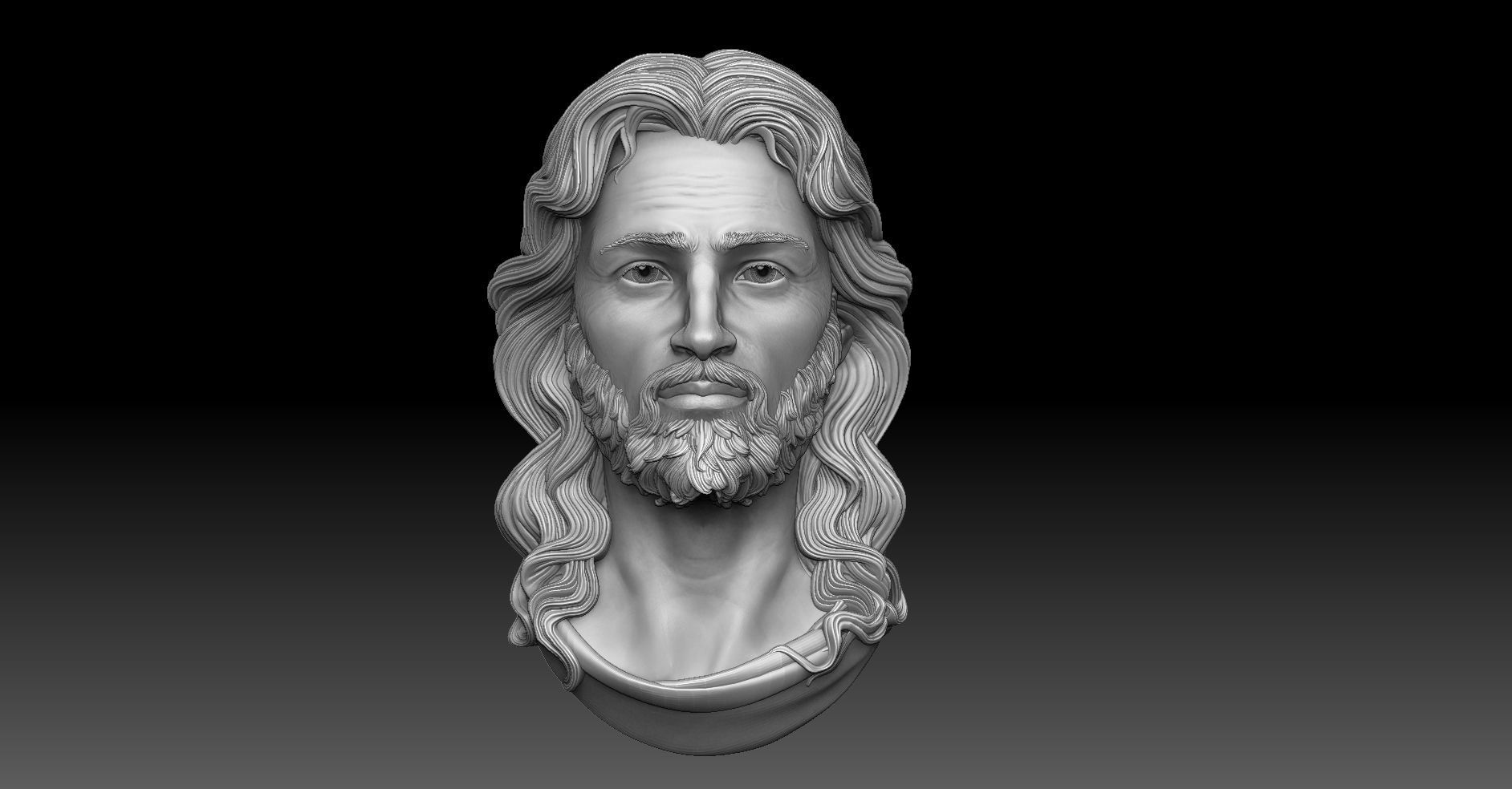 Jesus pendant 3D model 3D printable | CGTrader