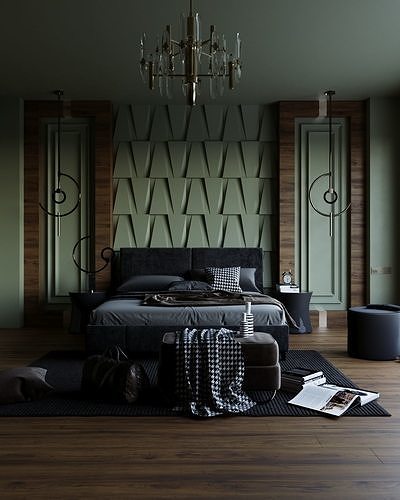 Interior - Bedroom - 060623 3D model | CGTrader