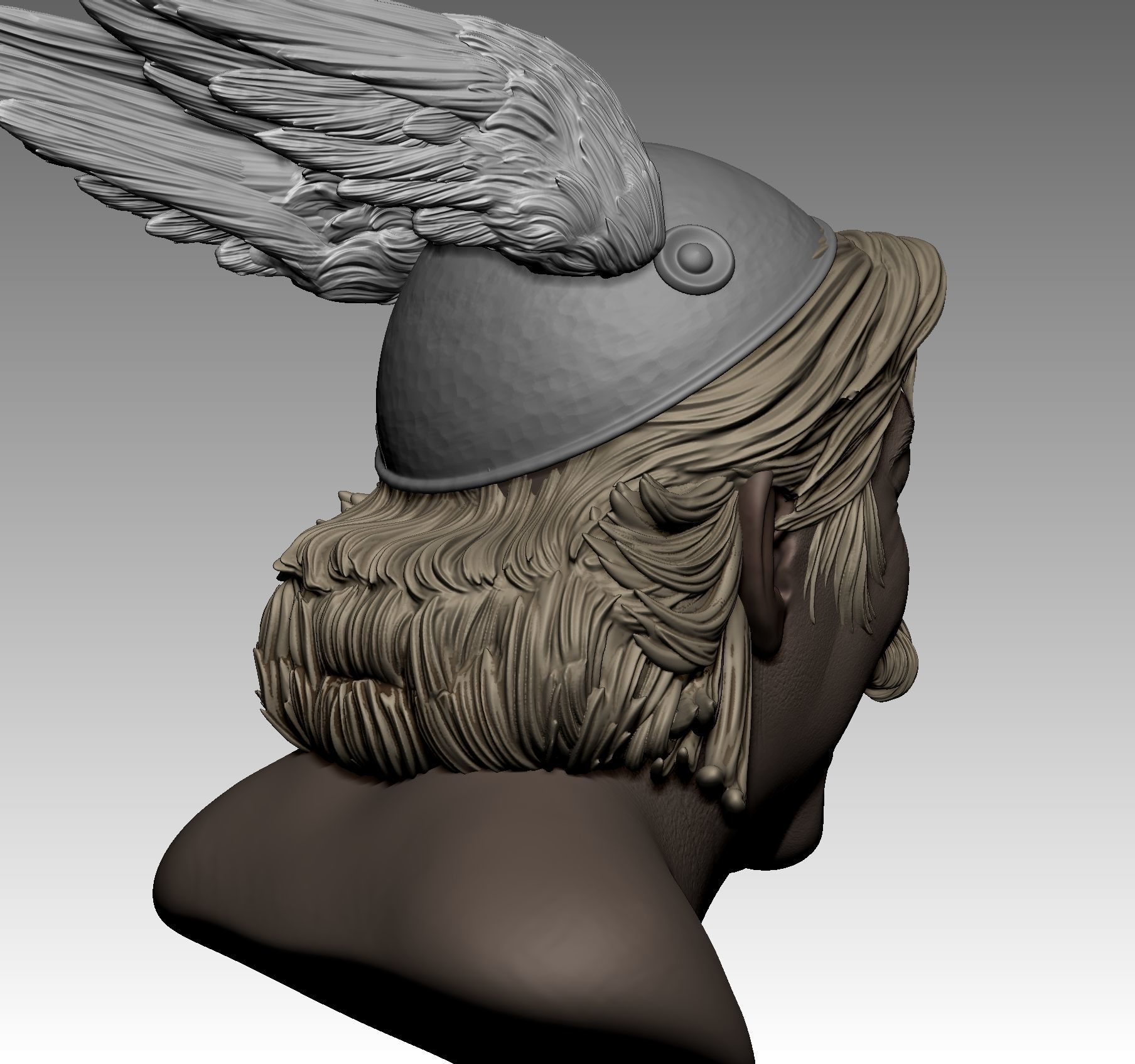 asterix head 3D print model 3D model 3D printable | CGTrader