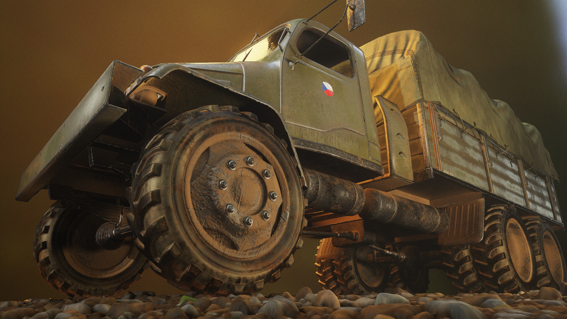 Game Ready Praga V3S 3D model | CGTrader