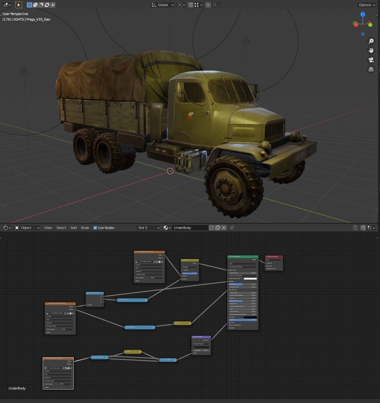 Game Ready Praga V3S 3D model | CGTrader