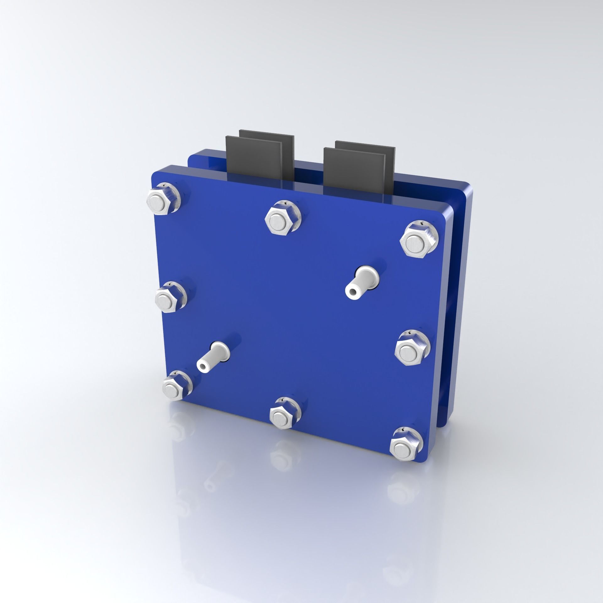 A single cell and pipeline model of Redox Flow battery 3D model | CGTrader