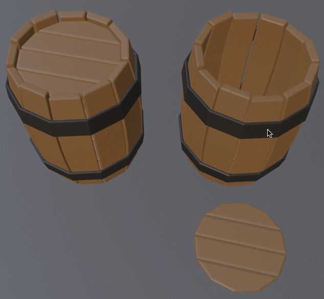 3D model Simple Low Poly Storage Assets VR / AR / low-poly | CGTrader