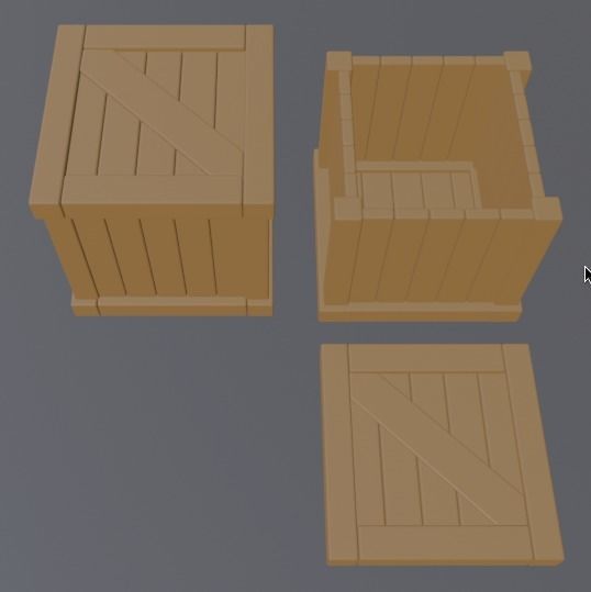 3D model Simple Low Poly Storage Assets VR / AR / low-poly | CGTrader