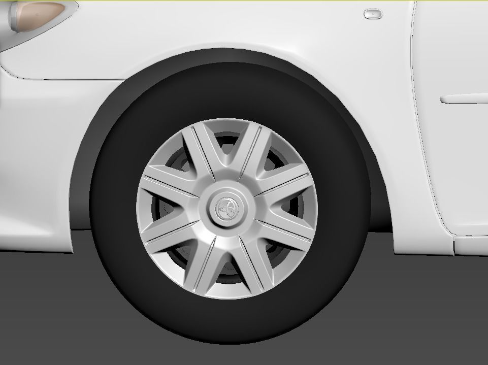 Toyota Camry 2003-2004 low poly and high poly 3D model | CGTrader