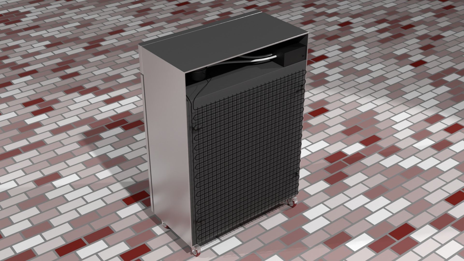 Upright Freezer 3D model | CGTrader
