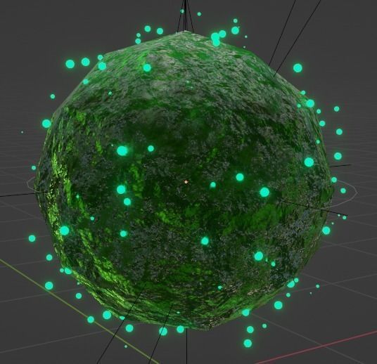 Elemental Stone Orb EARTH free Texture animated | CGTrader