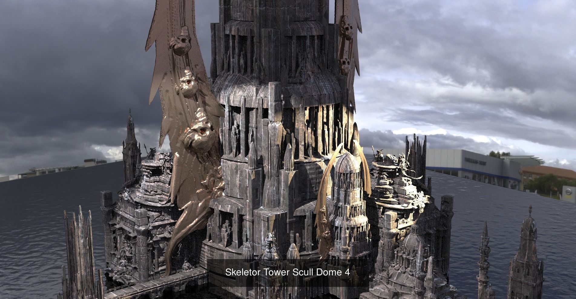 Skeleton Castle collection | CGTrader