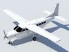 3D model Cessna C208 CARAVAN Low Poly Static VR / AR / low-poly | CGTrader
