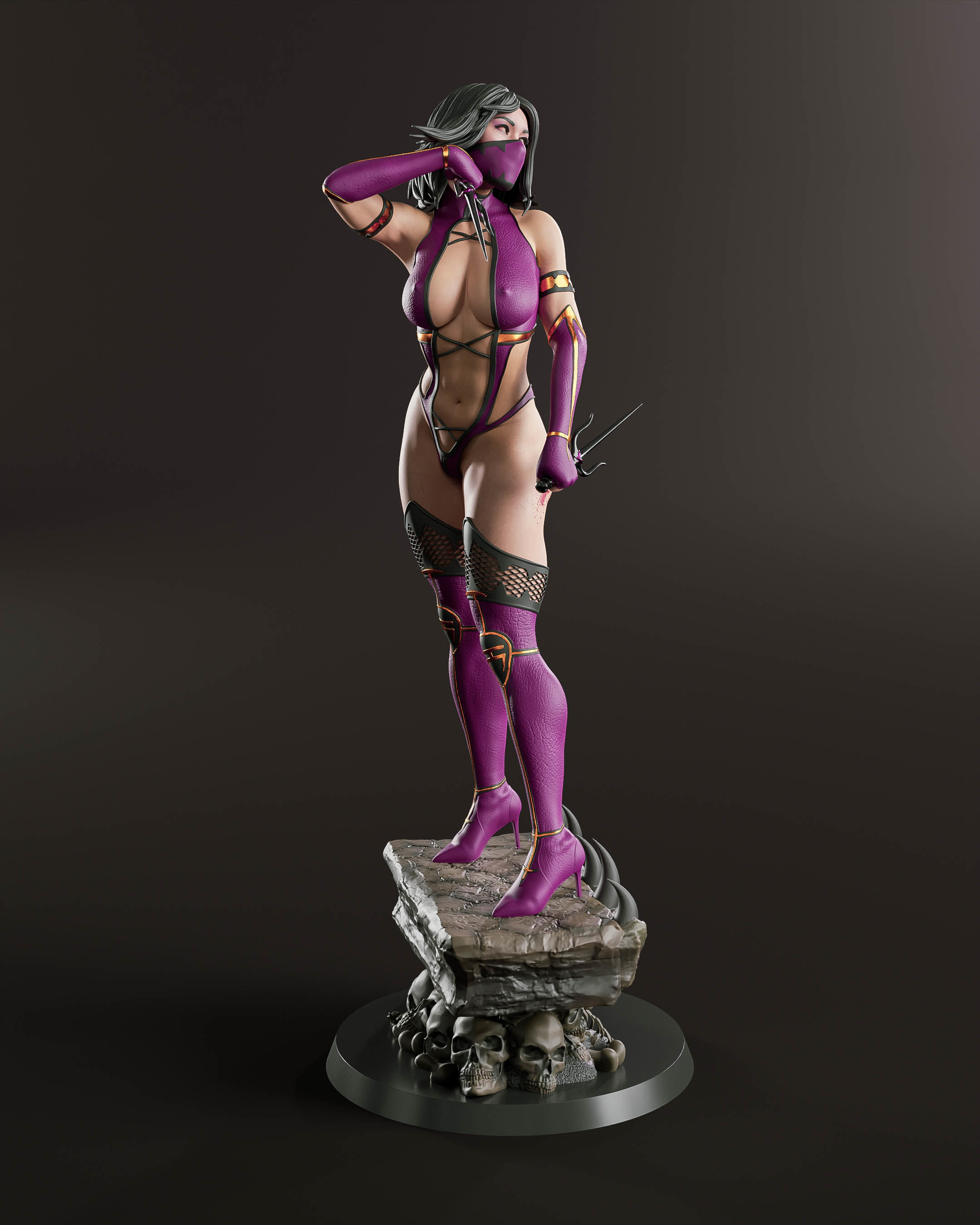 Mileena 3D model 3D printable | CGTrader