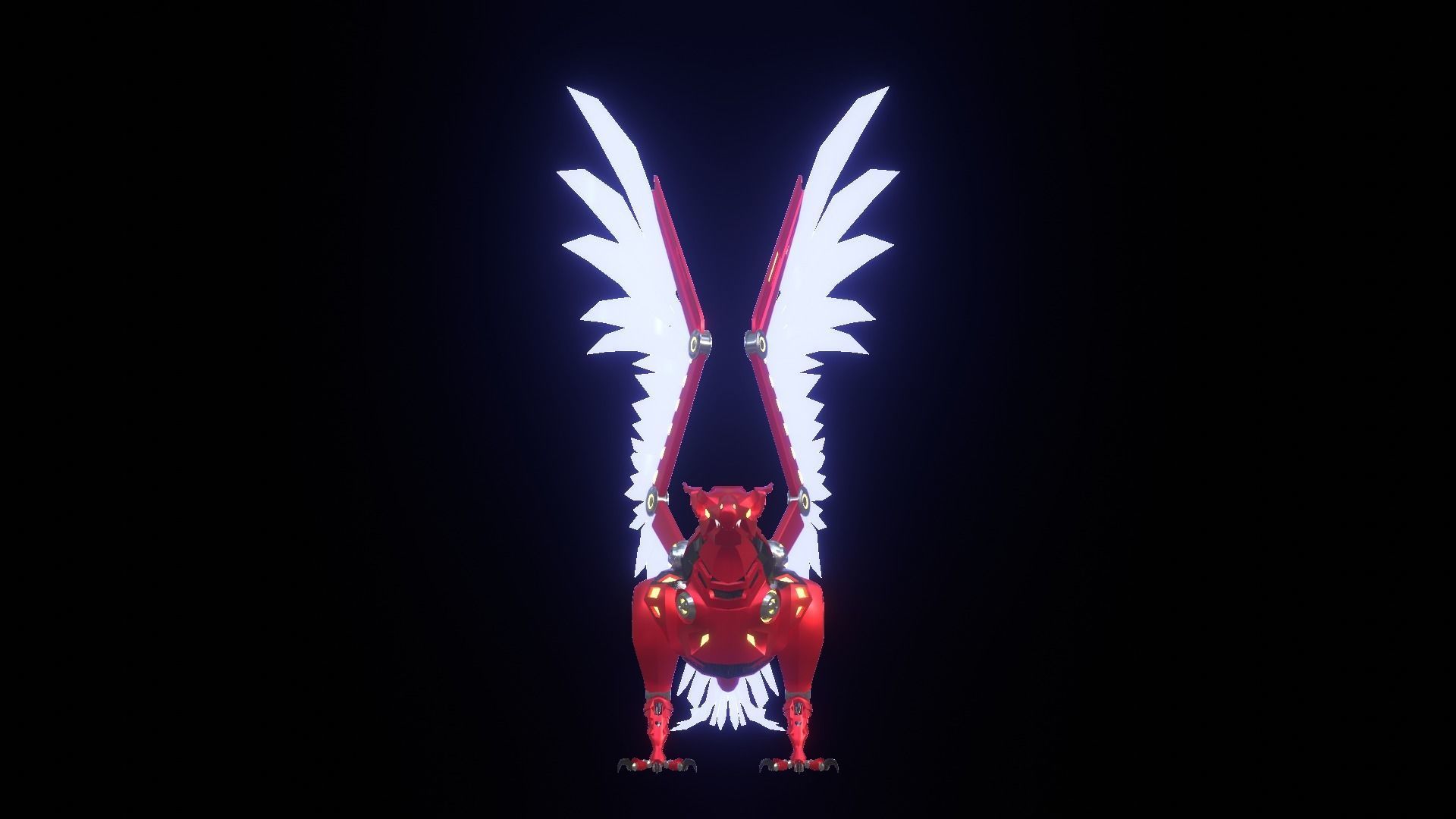 3D model Cyberpunk Phoenix VR / AR / low-poly | CGTrader