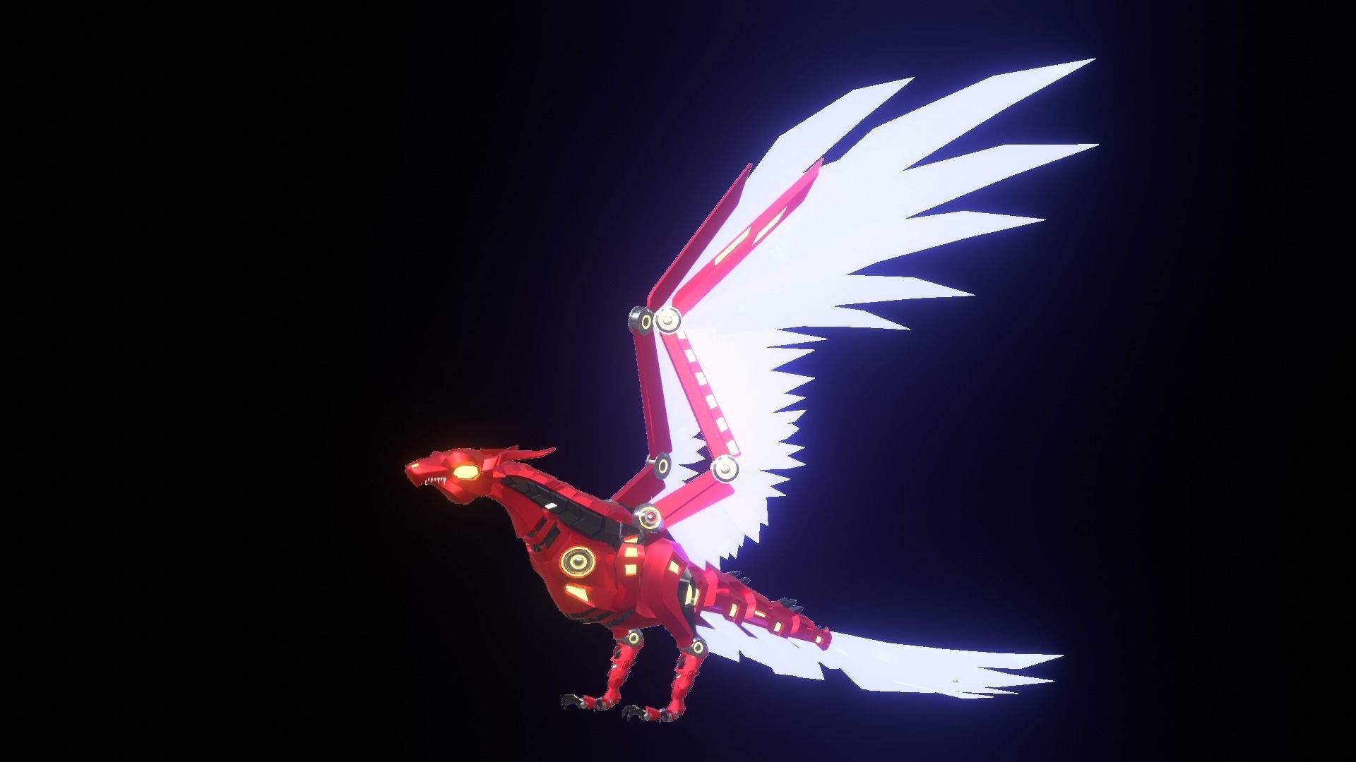 3D model Cyberpunk Phoenix VR / AR / low-poly | CGTrader