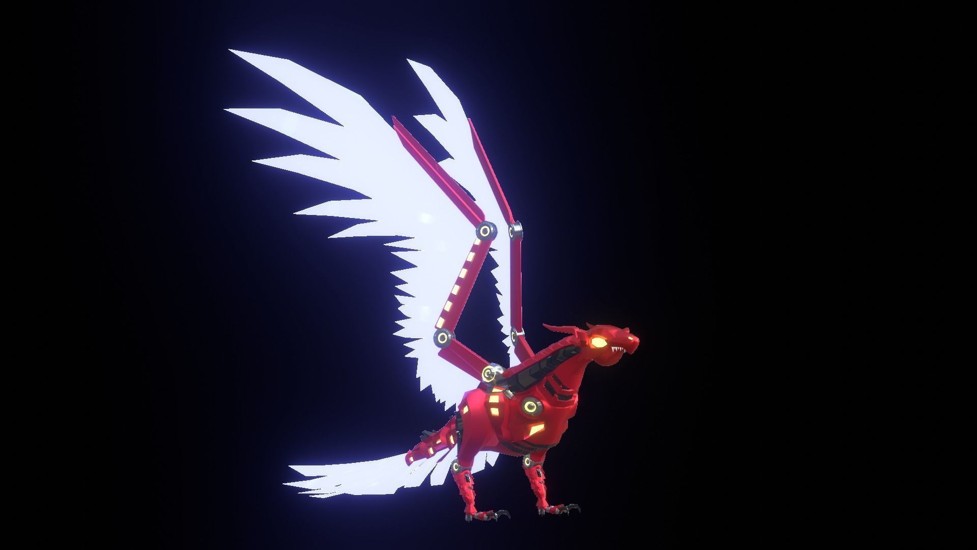 3D model Cyberpunk Phoenix VR / AR / low-poly | CGTrader