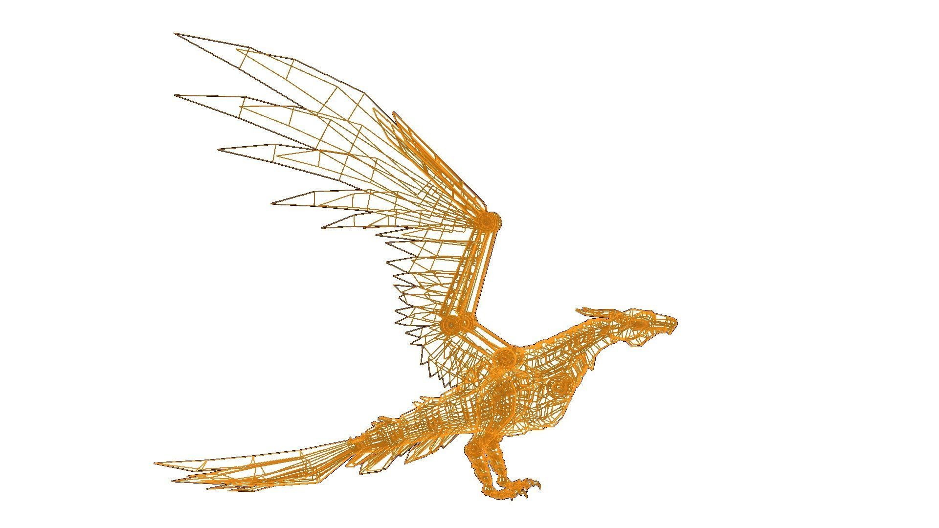 3D model Cyberpunk Phoenix VR / AR / low-poly | CGTrader