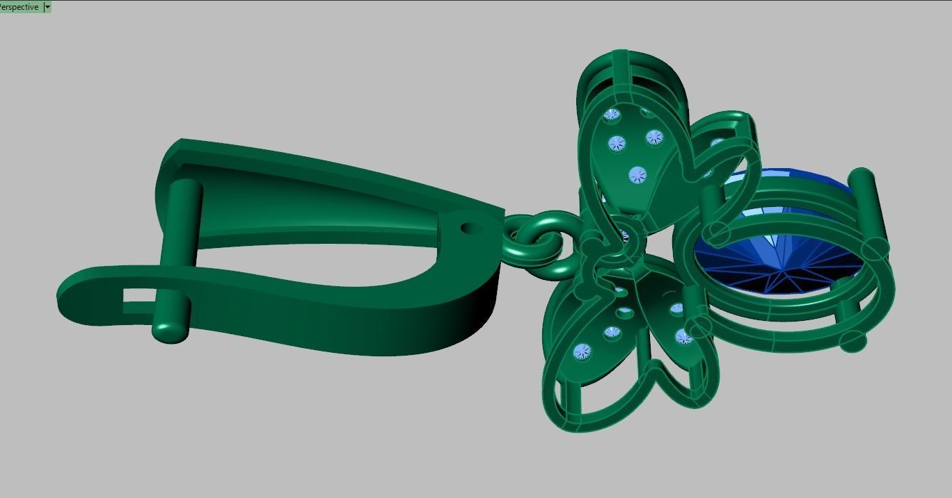 Earring model 0305 3D printable model13 3D model 3D printable | CGTrader