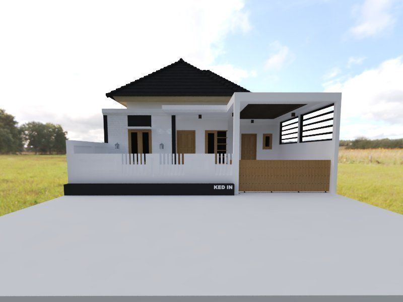 simple house 3D model 3D printable | CGTrader