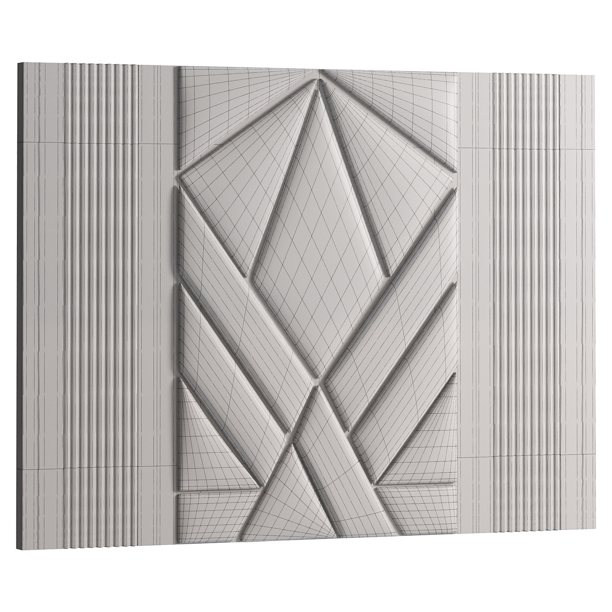 wall panels 032 3D model | CGTrader