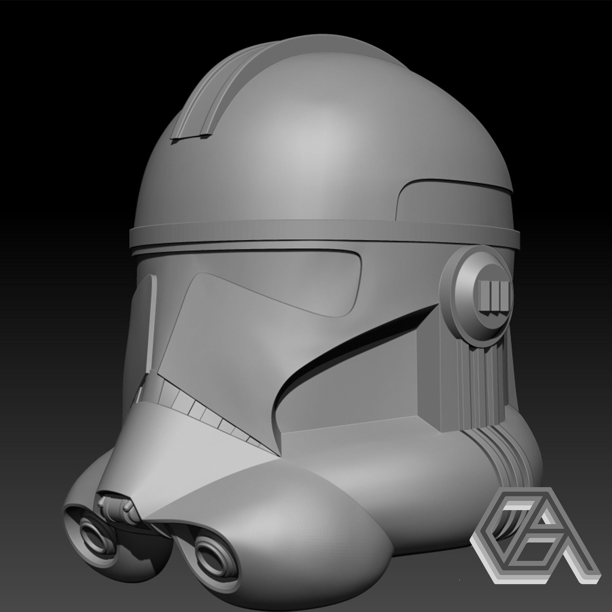 Star Wars - Clone Trooper Phase 2 Helmet 3D model 3D printable | CGTrader