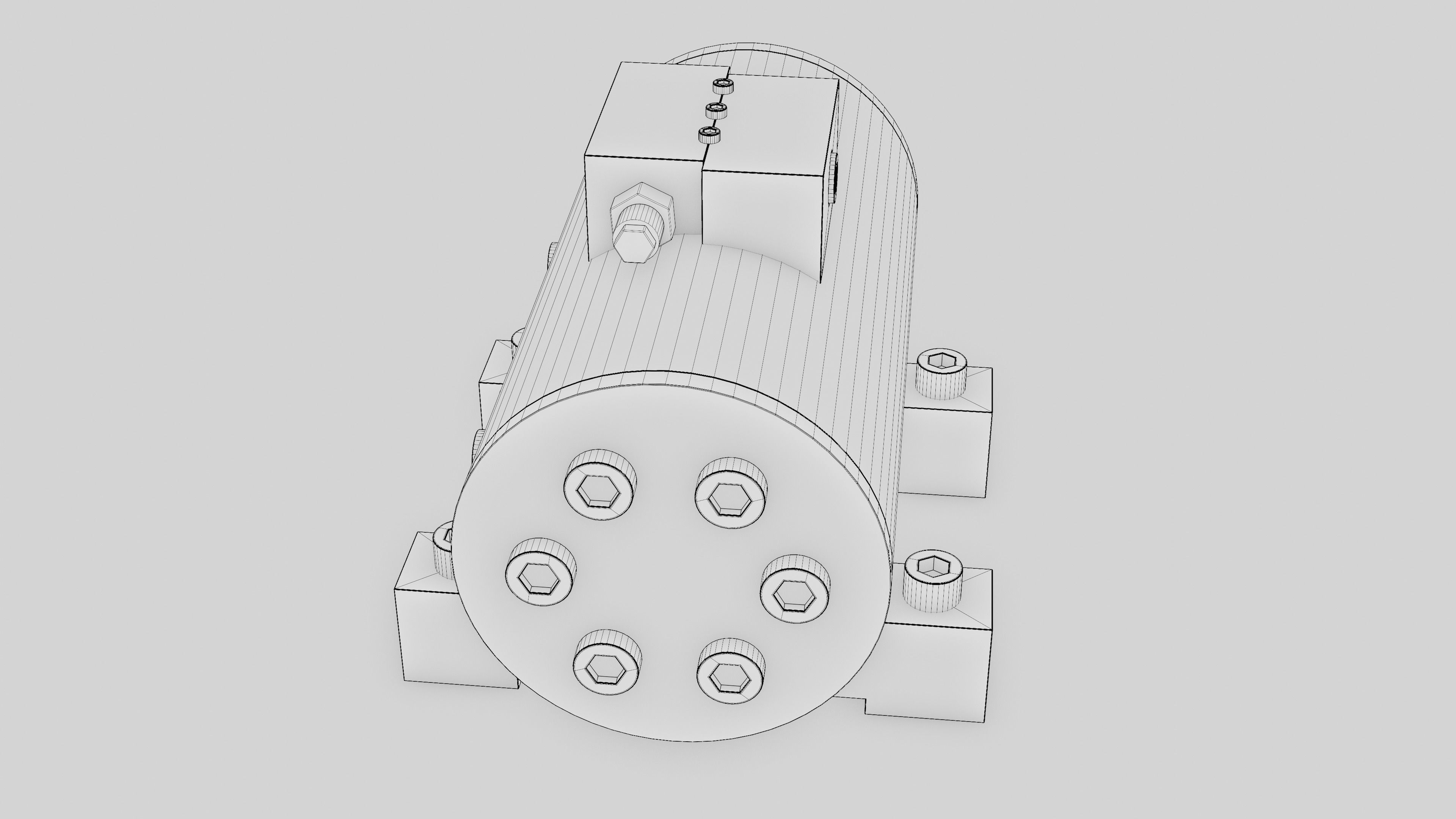 Rotary Actuator free 3D model | CGTrader